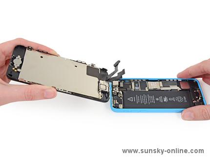 Digitizer Assembly (Original LCD + Frame + Touch Panel) for iPhone 5C ...