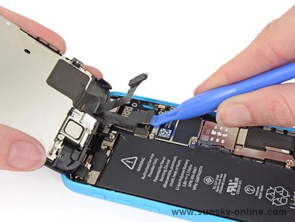 Digitizer Assembly (Original LCD + Frame + Touch Panel) for iPhone 5C ...