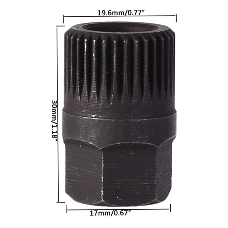 33 Spline Free Wheel Pulley Remover 33 Spline Alternator Clutch Pulley ...