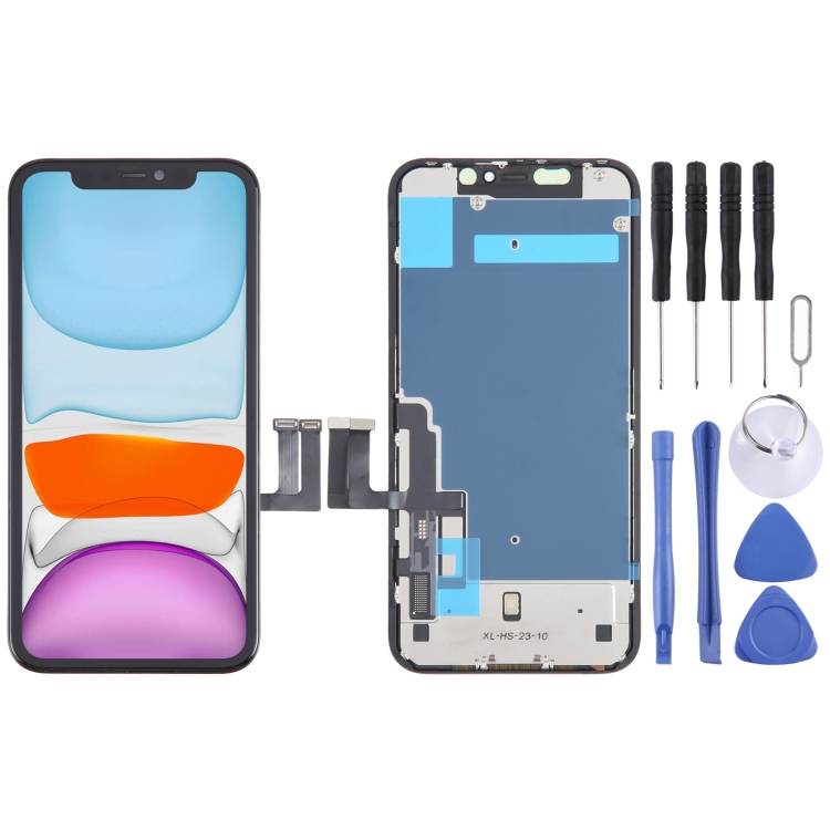 หน้าจอ LCD YK สำหรับ iPhone 11 พร้อม Digitizer Full Assembly