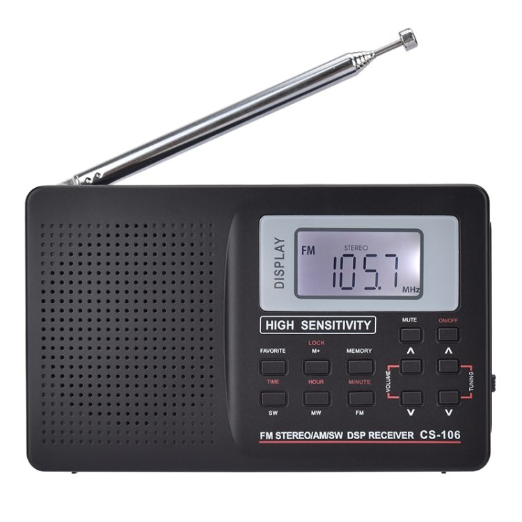 CS-106 9KHZ Multifunctional Full Band Digital Demodulation Stereo Radio ...