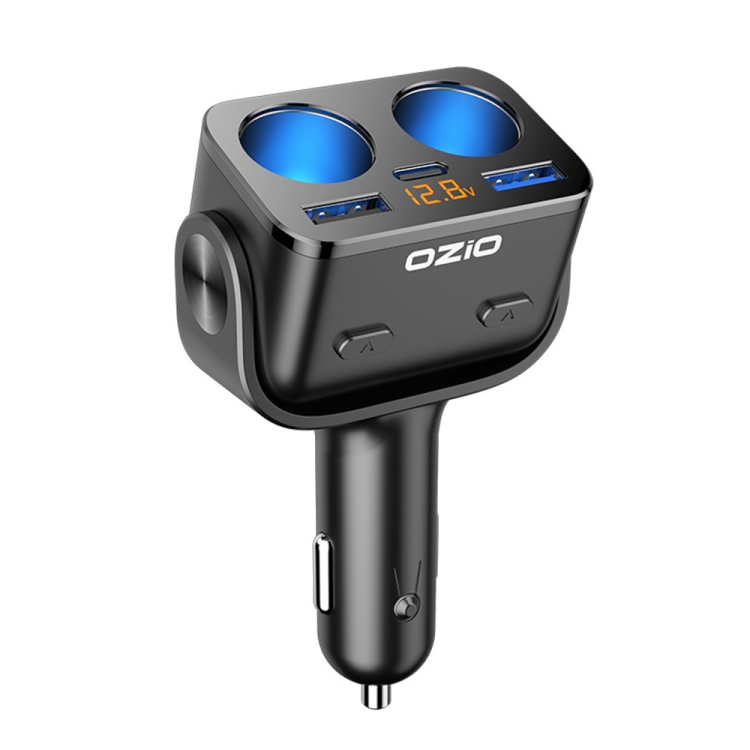 Ozio Y48TC QC3.0 + Type-C Dual Port Fast Charging Multi-function Car ...