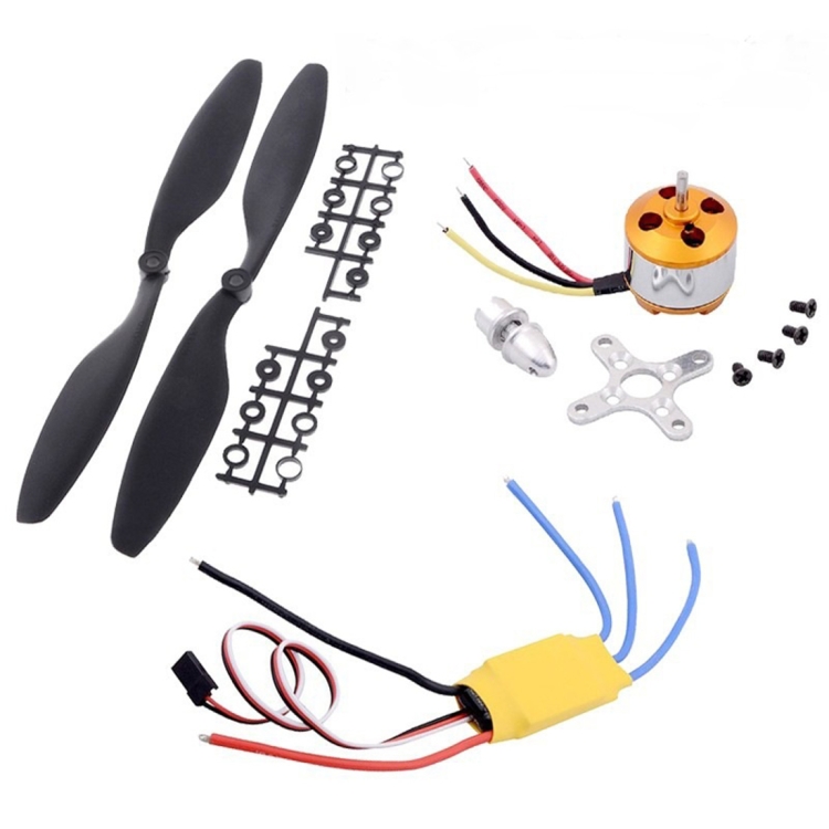 A2212 1000KV Brushless Outrunner Motor +XXD 30A ESC+1045 Propeller Quad ...