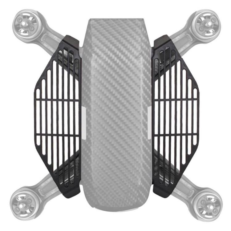 One Pair Handheld Guard Hand Protecting Flappers สำหรับ DJI Spark (สีดำ)