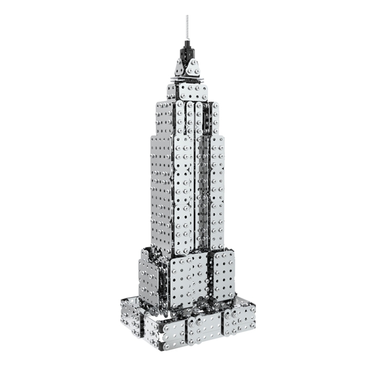 MoFun SW-020 DIY สแตนเลสสตีล Empire State Building Assemble Blocks