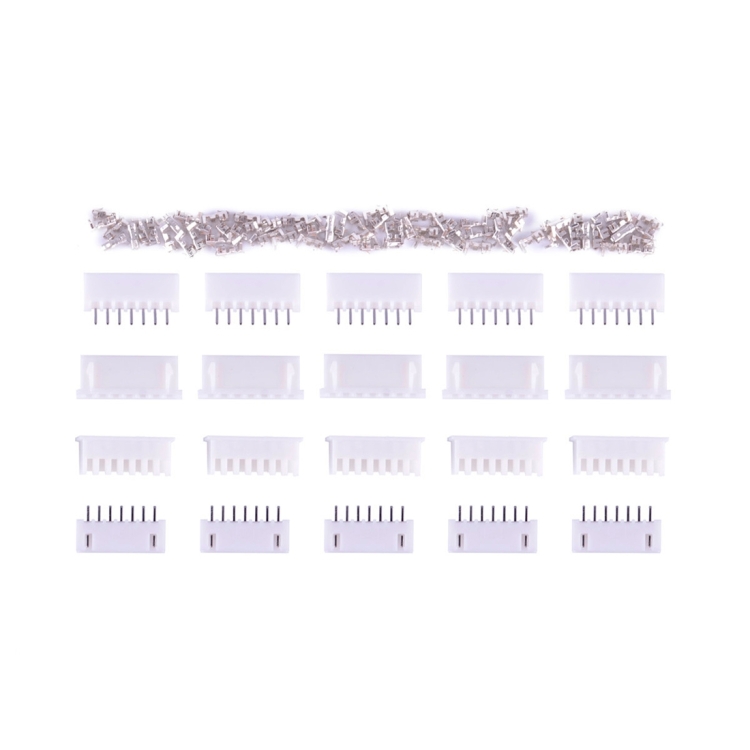 10 PCS 7 Pin 22.7V 6S Battery Balance Charger Connector Plug (Male ...