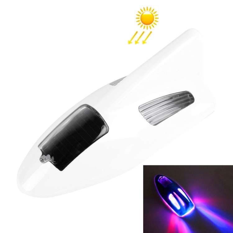 Other Ignition - Solar Colorful Light Anti Collision Shark Fin Car ...