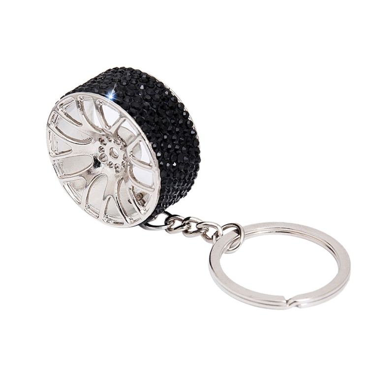 Keyrings & Novelty - Portable Car Diamond Key Chain Key Rings(Black ...