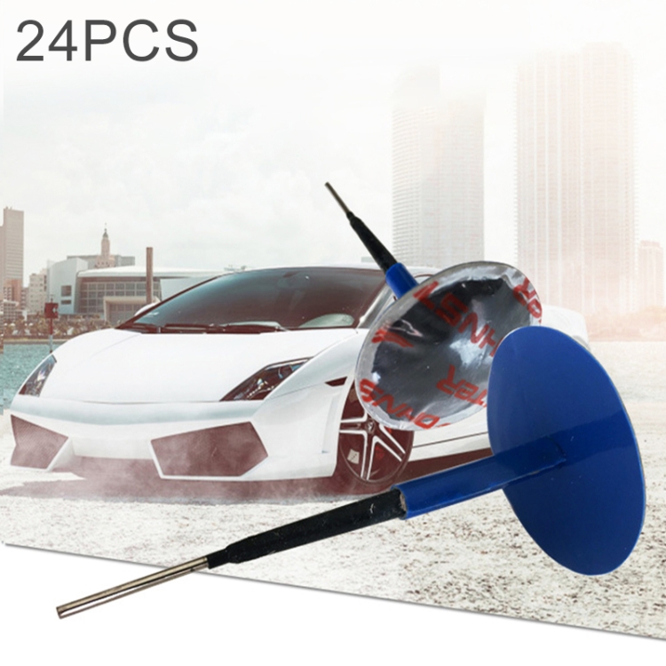 24 PCS 6mm Mushroom Nail-tyre Film Tyre Cold Patch Film Rubber Tire ...