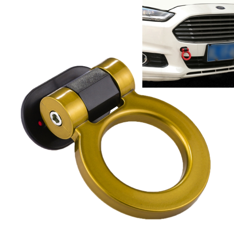 Car Truck Bumper Round Tow Hook Ring Adhesive Decal Sticker Exterior ...