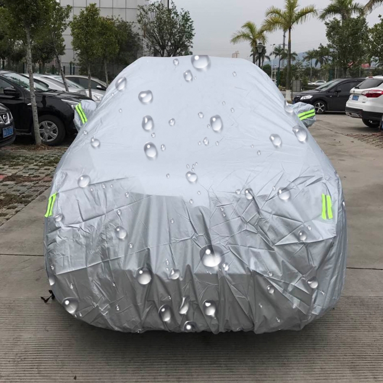 PEVA Anti-Dust Waterproof Sunproof SUV Car Cover with Warning Strips ...