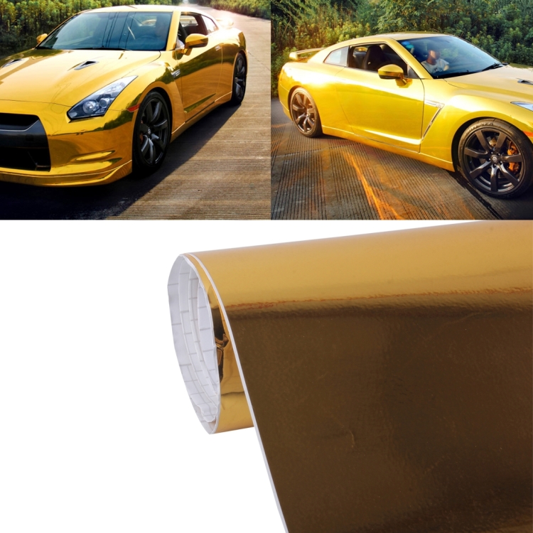 1.52m × 0.5m Electroplating Car Auto Body Decals สติกเกอร์ติดด้วยตนเอง ...