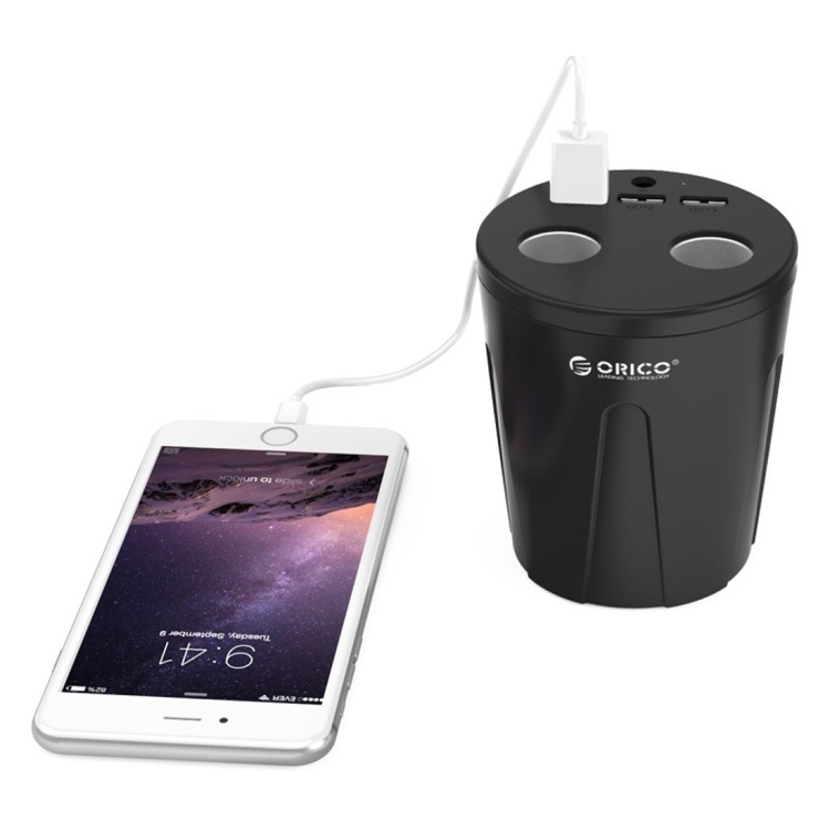 ORICO MP-3U2S-V1 Dual Cigarette Lighter Socket + Triple 2.4A USB Ports ...