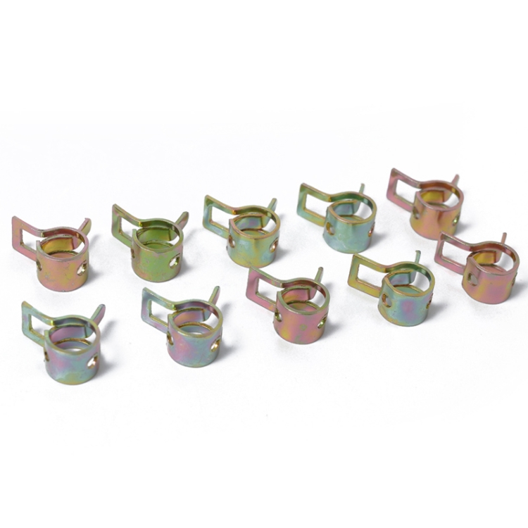 10 PCS 15mm Car Spring Clip Fuel Line Hose Clip Water Pipe Air Tube ...