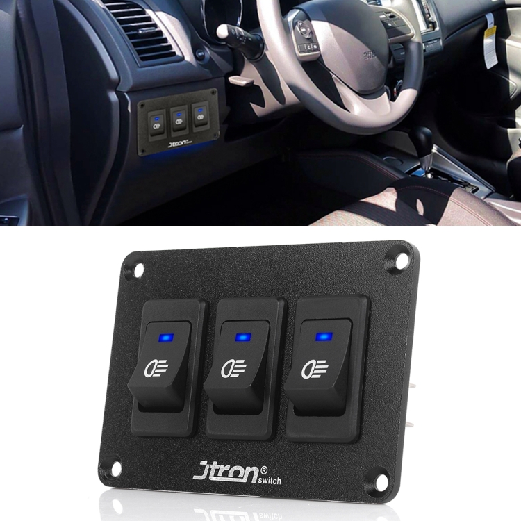 Jtron 12V 30A Fog Light Switch Panel with LED Indicator for Car RV ...