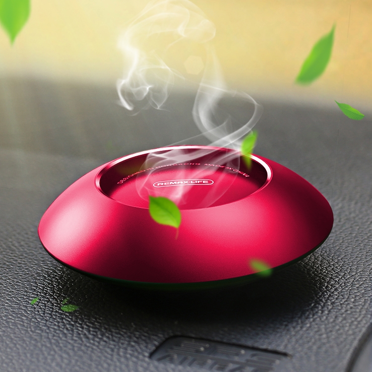 REMAX LIFE RL-CH02 Car Aromatherapy Diffuser Perfume Air Freshener(Red)