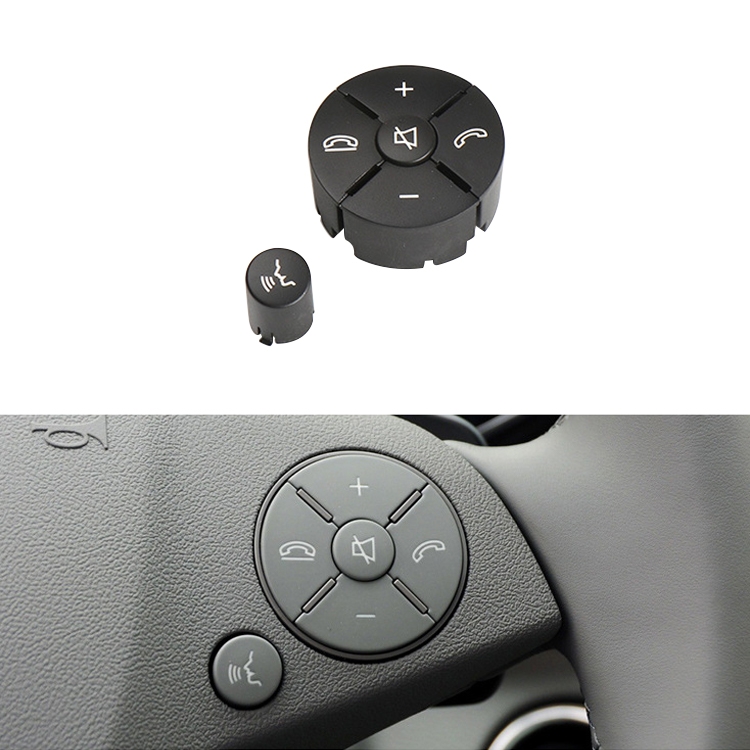 Car Right Side Steering Wheel Switch Buttons Panel for Mercedes-Benz ...