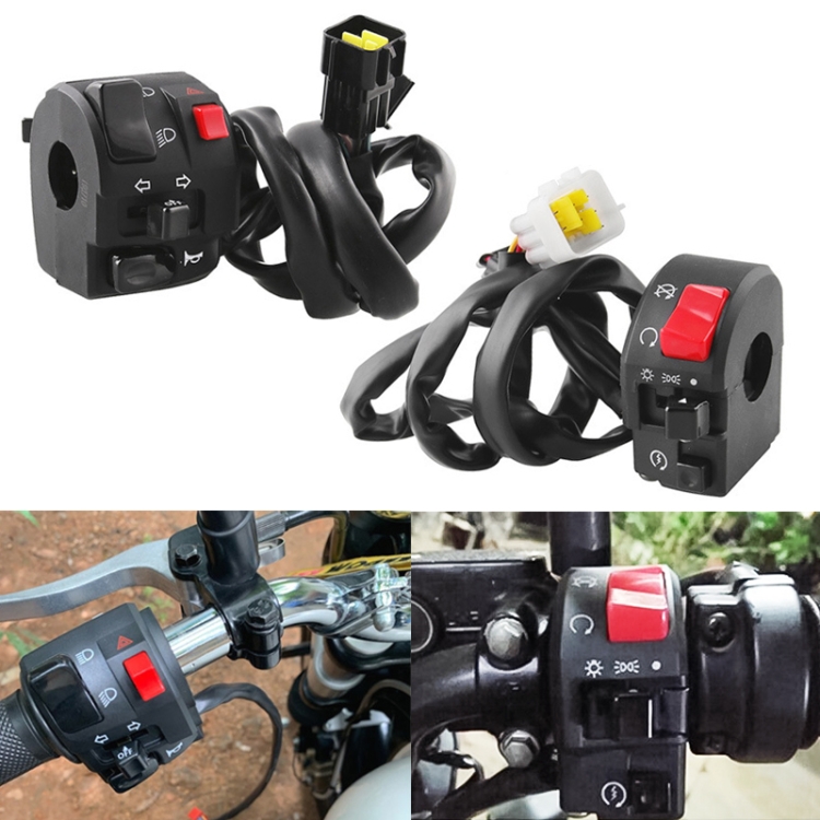 12V 22mm Motorcycle Universal Light Button Handlebar Controll Switches