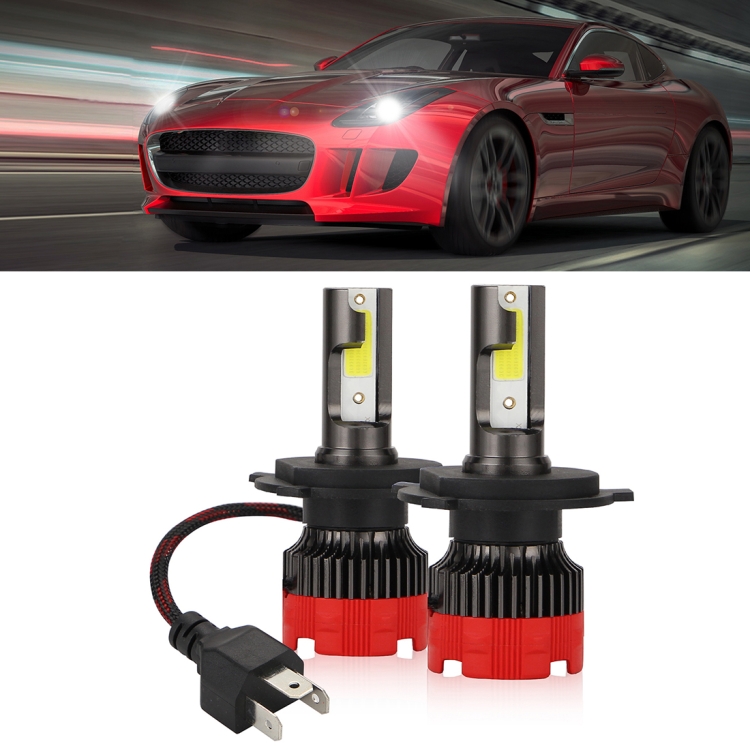 2 ชิ้น EV18 H4 DC9-30V 20W 6000K 2500LM ไฟ LED ไฟหน้ารถยนต์
