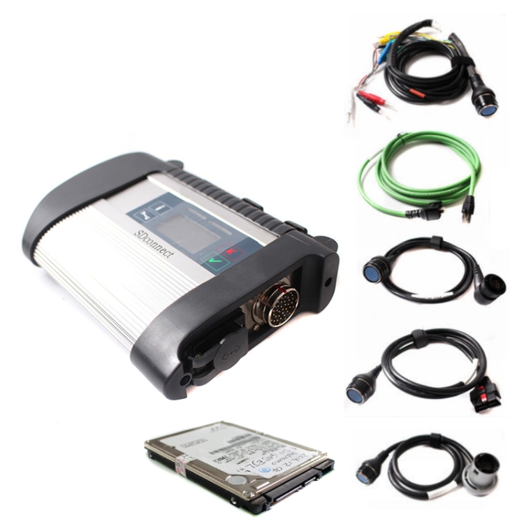MB SD Connect Compact C4 Multiplexer Star Diagnóstico com HDD