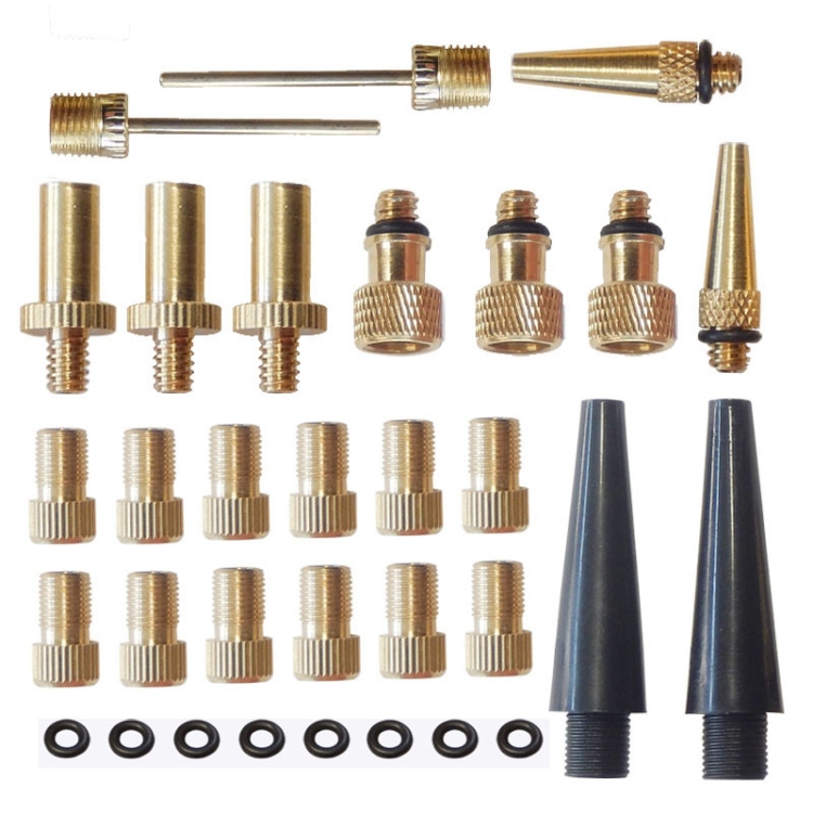 32 in 1 Inflator Adapter French Mouth / US Mouth / UK Mouth Inflation ...