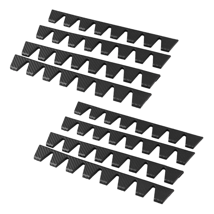 Car Modified Bumper Guard Kit Carbon Fiber Texture