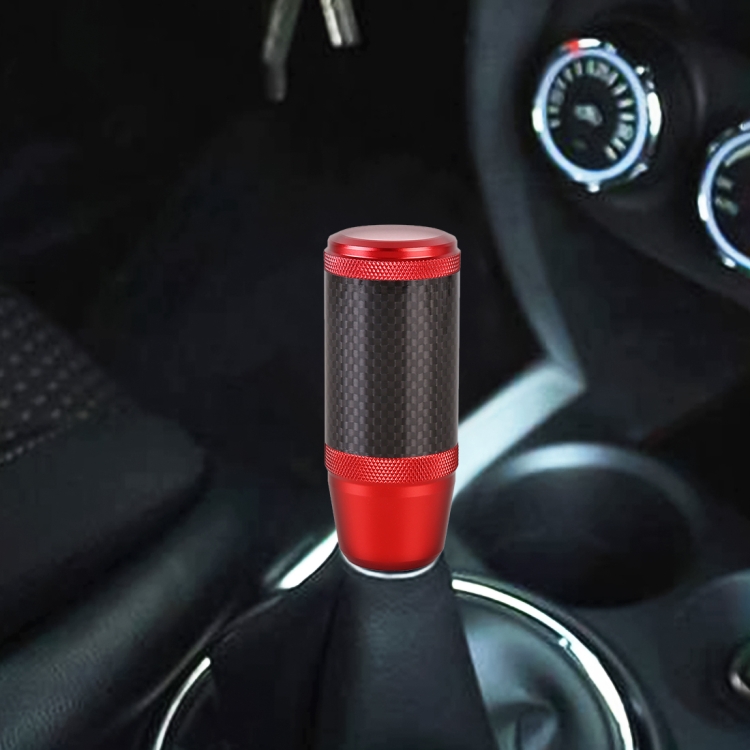Knobs, Buttons & Switches - Universal Car Carbon Fiber Metal Gear Shift ...