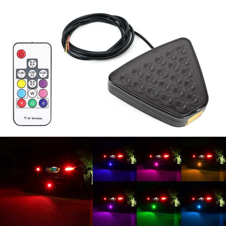 DC10-15V 3W Car Symphony Triangle Highlight Brake Lights Reversing ...