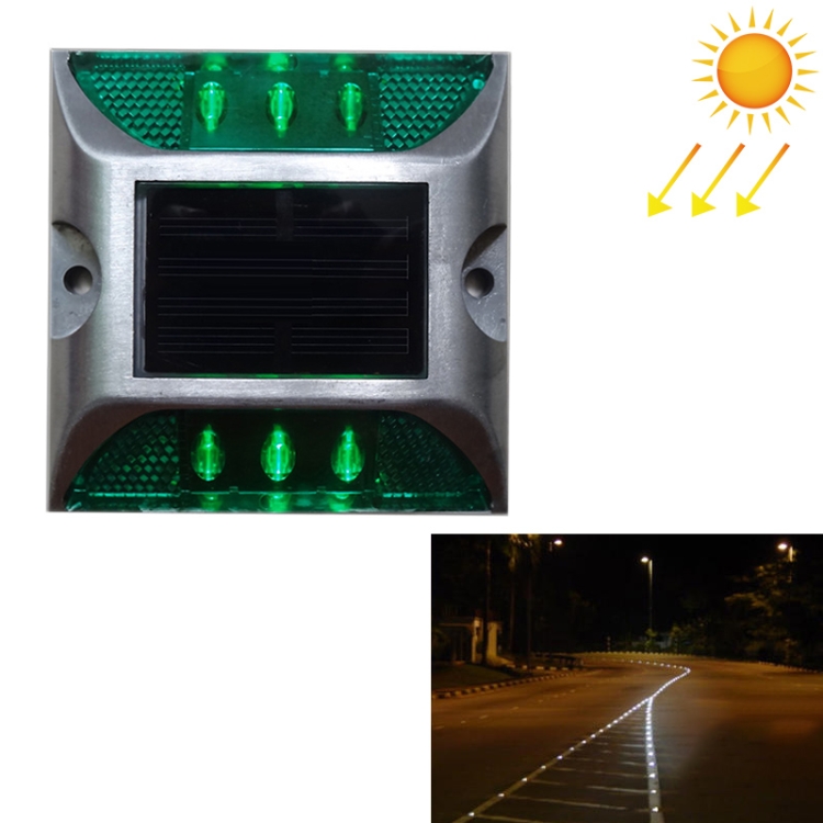Solar Square Road Stud Light Car Guidance Light Road Deceleration Light ...