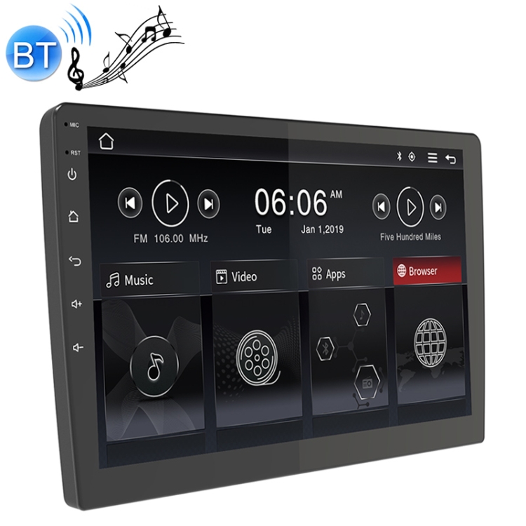 V10 10.1 Inch Car Android Smart Voice Bluetooth Headrest Monitor ...