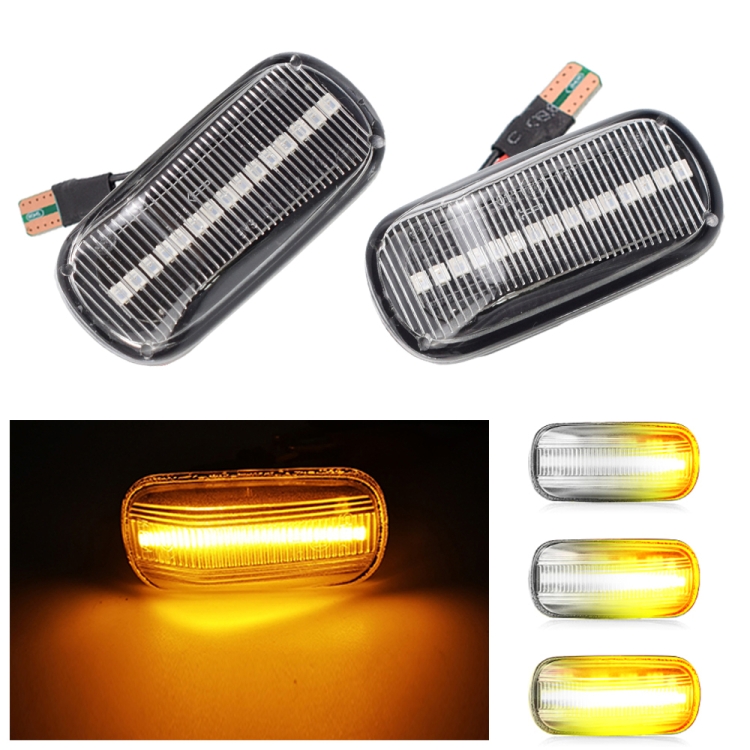 2pcs For Honda Civic 2001-2015 Car Dynamic LED Fender Side Light 34301 ...