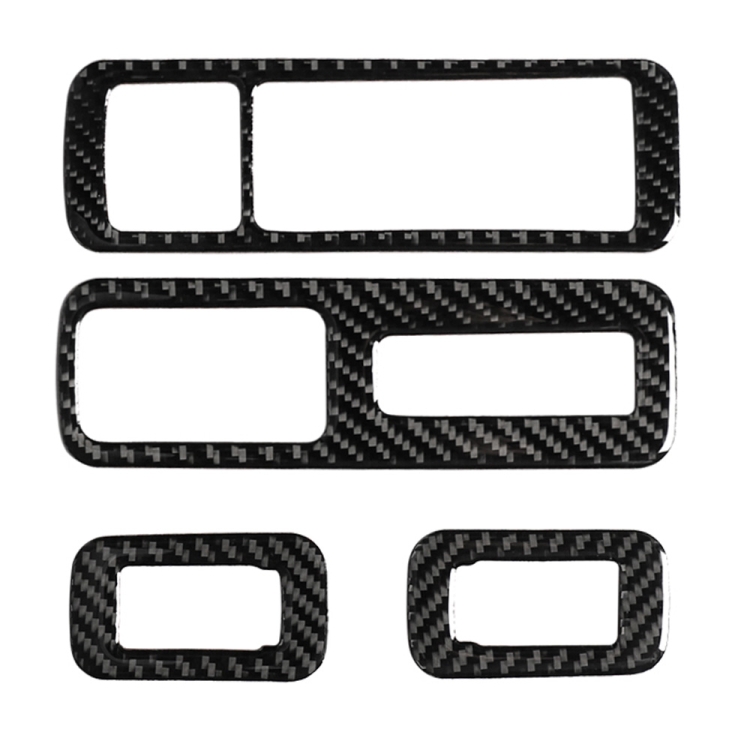 Car Carbon Fiber Window Glass Lift Decorative Sticker for Lexus RX300 ...
