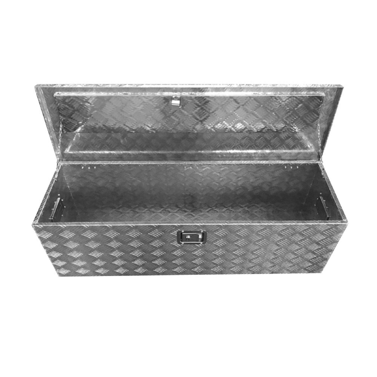 [US Warehouse] Flower Texture Aluminum Plate Car Tool Box with Lock ...