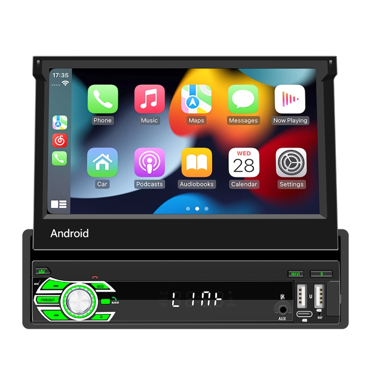 HD 7 inch Single Din Car Android Player GPS Navigation Bluetooth Touch ...