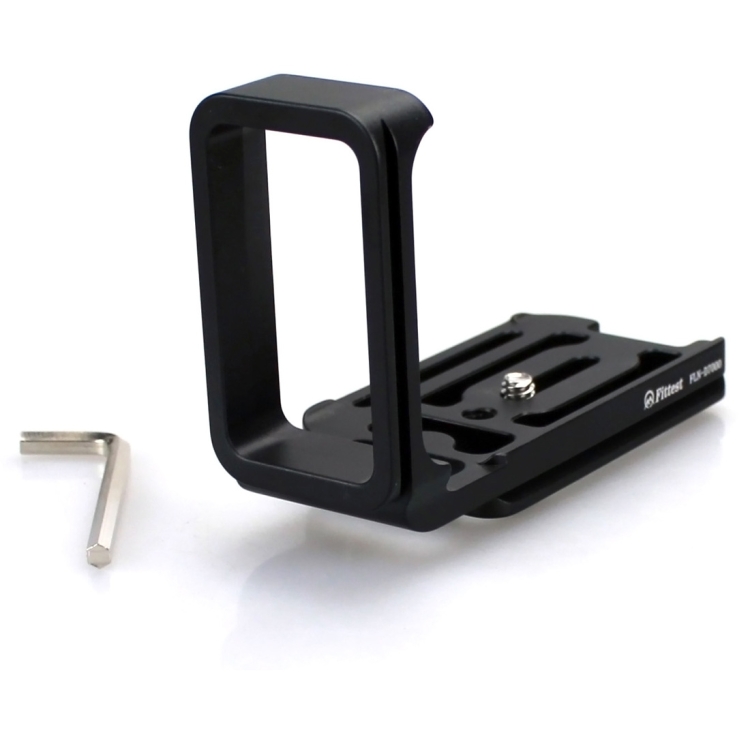 FITTEST FLN-D7000 Verticale Shoot Quick Release L Plate Bracket Base ...