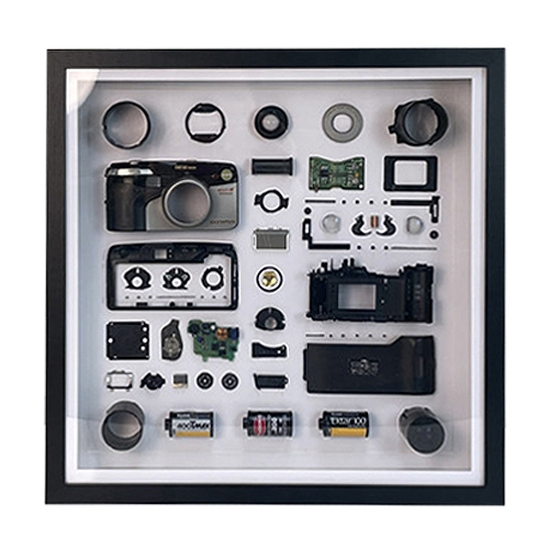 Non-Working Display 3D Mechanical Film Camera Square Photo Frame ...