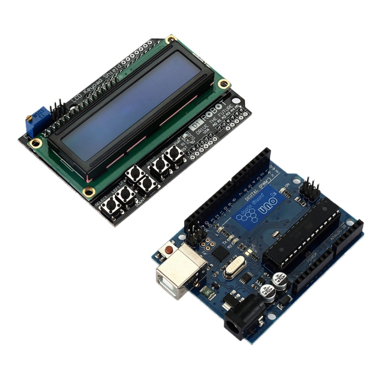 TB - 00015 Arduino UNO R3 Board + LCD1602 Display Module + 1 USB Cable ...