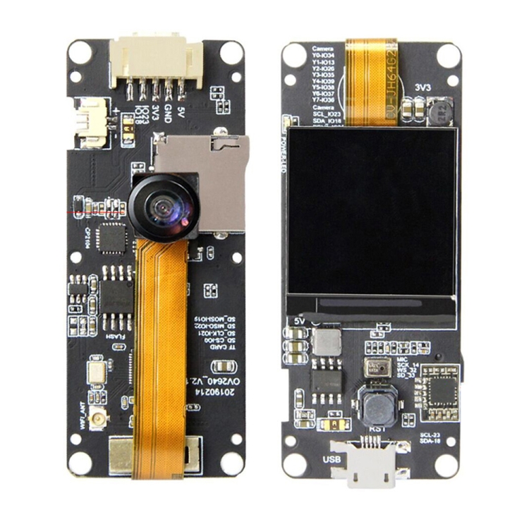 Ttgo T-Camera Plus Fish-Eye LeneMPU6050 ESP32-DOWDQ6 8MB SPRAM กล้องโมดูล OV2640 1.3 นิ้วแสดง ...