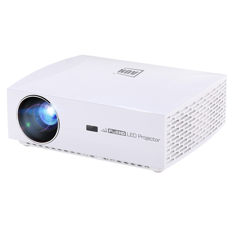 AUN F30 5.8 인치 LCD 화면 5500 루멘 1920x1080P 풀 HD 스마트 프로젝터 (원격 제어 포함), 오디오 ...