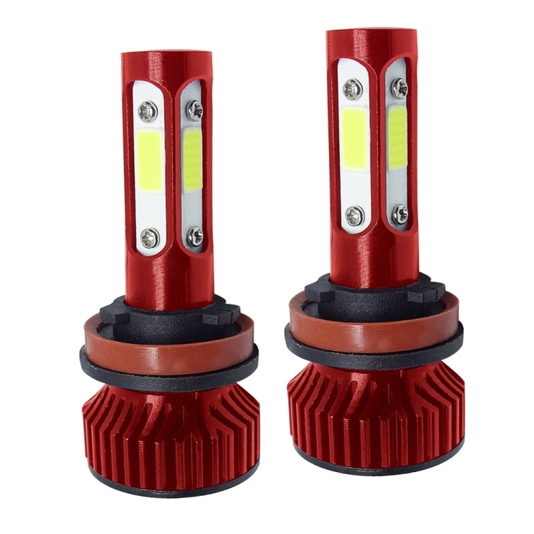 V4 H8 / H9 / H11 2 PCS DC9-36V 22W 2500LM 8000K Ice Blue Light IP68 Car ...