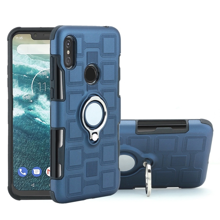 สำหรับ Motorola One Power (P30 Note) 2 ใน 1 Cube PC + เคสป้องกัน TPU ...