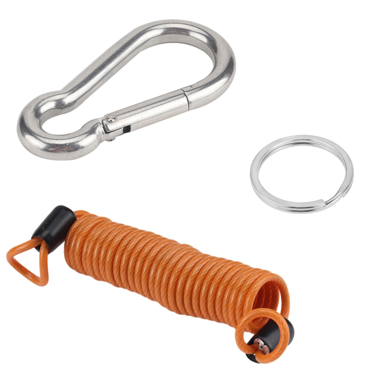 RV Trailer Spring Safety Rope Breakaway Cable, Safety Buckle ขนาด: M10 ...