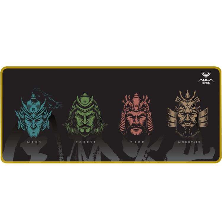 AULA Wind Forest Fire Mountain Pattern Office Gaming Keyboard Mouse Pad