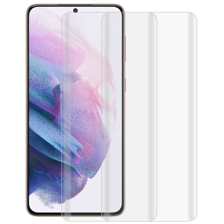 For Samsung Galaxy S21+ 5G 2 PCS 3D Curved Silk-screen PET Full ...
