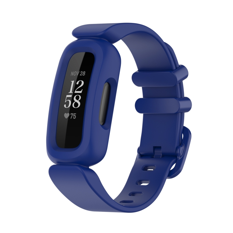 Fitbit Ace 3 실리콘 통합 시계 대역 (Dark Blue) 용