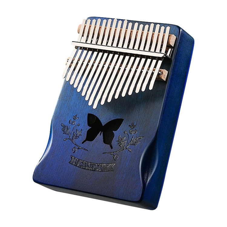 17 Tone Acacia Wood Thumb Piano Kalimba Musical Instruments(Aurora Blue ...