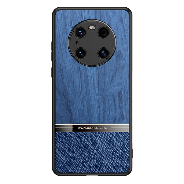 สำหรับหัวเว่ย Mate 40 Pro Shang Rui ไม้เมล็ดพืช PU + TPU กรณีกันกระแทก ...