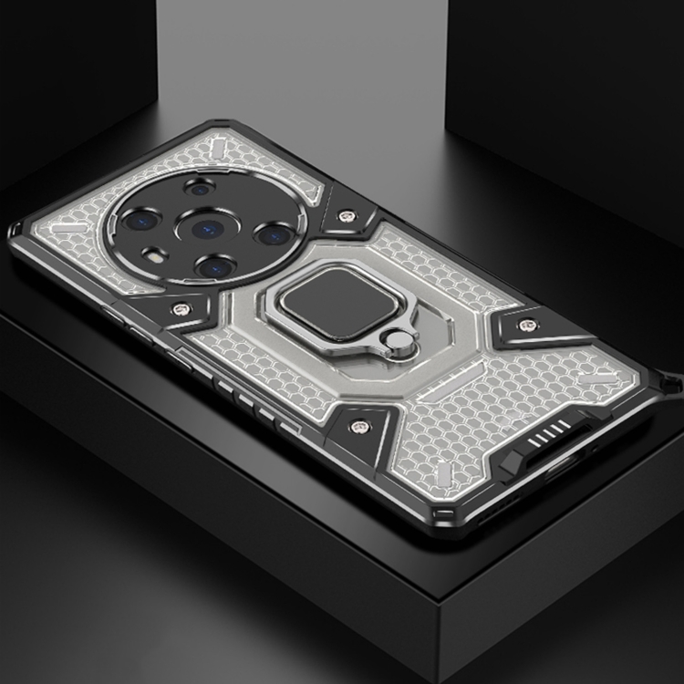 สำหรับเกียรติยศ Magic3 Space PC + กรณีกันกระแทก TPU พร้อมผู้ถือแหวน (สีเทา)