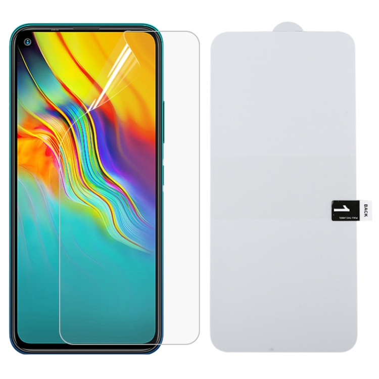 Infinix 핫 9 / x656 / x655 전체 화면 보호기 폭발 방지 하이드로 젤 필름