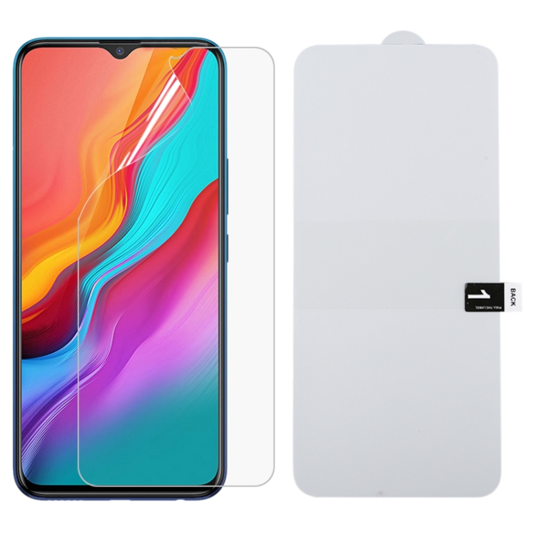 For Infinix Hot 8 / X650 Full Screen Protector Explosion-proof Hydrogel ...